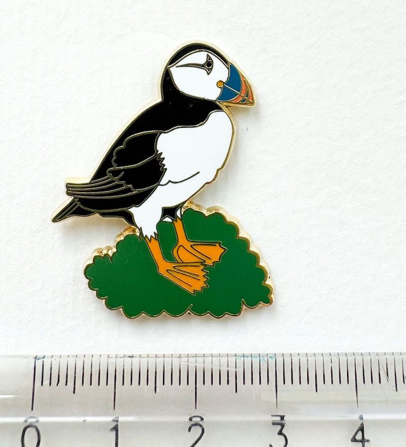 Pin Motif Puffin (puffin) - Pin Showing a Puffin - Etsy