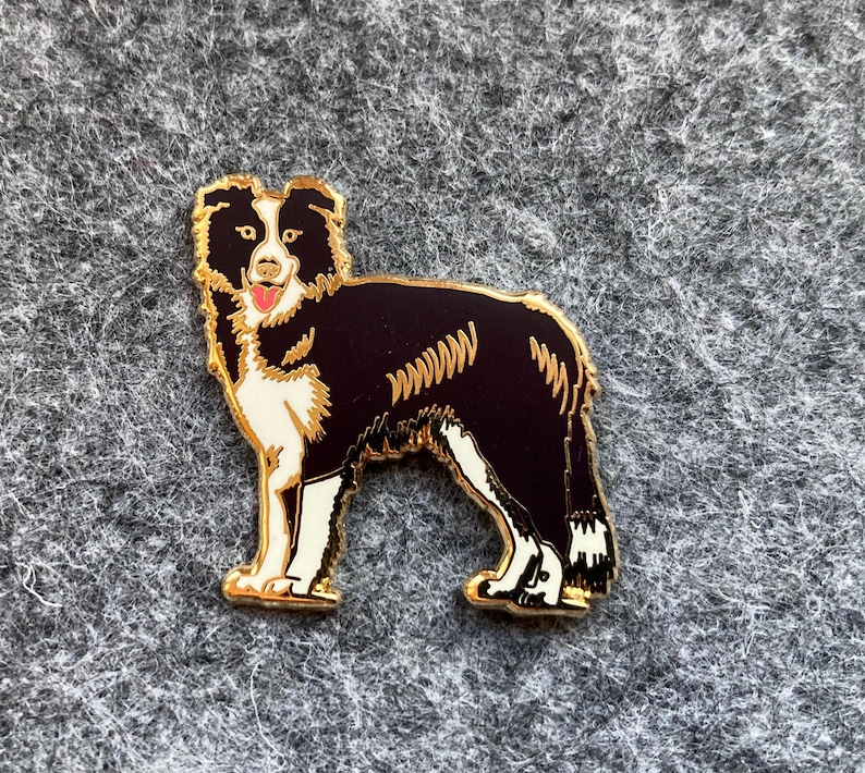 Pin Border Collie - Etsy