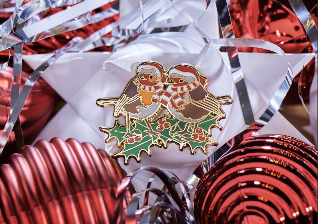 Christmas Robin Pins - Christmas Robin Pins - Etsy