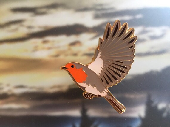 Robin In Flight