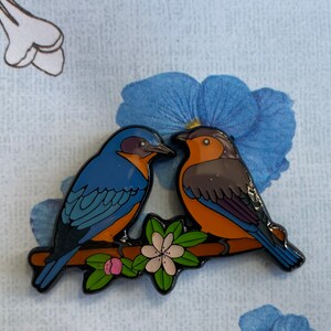 Pin Eastern Bluebird Couple - Etsy
