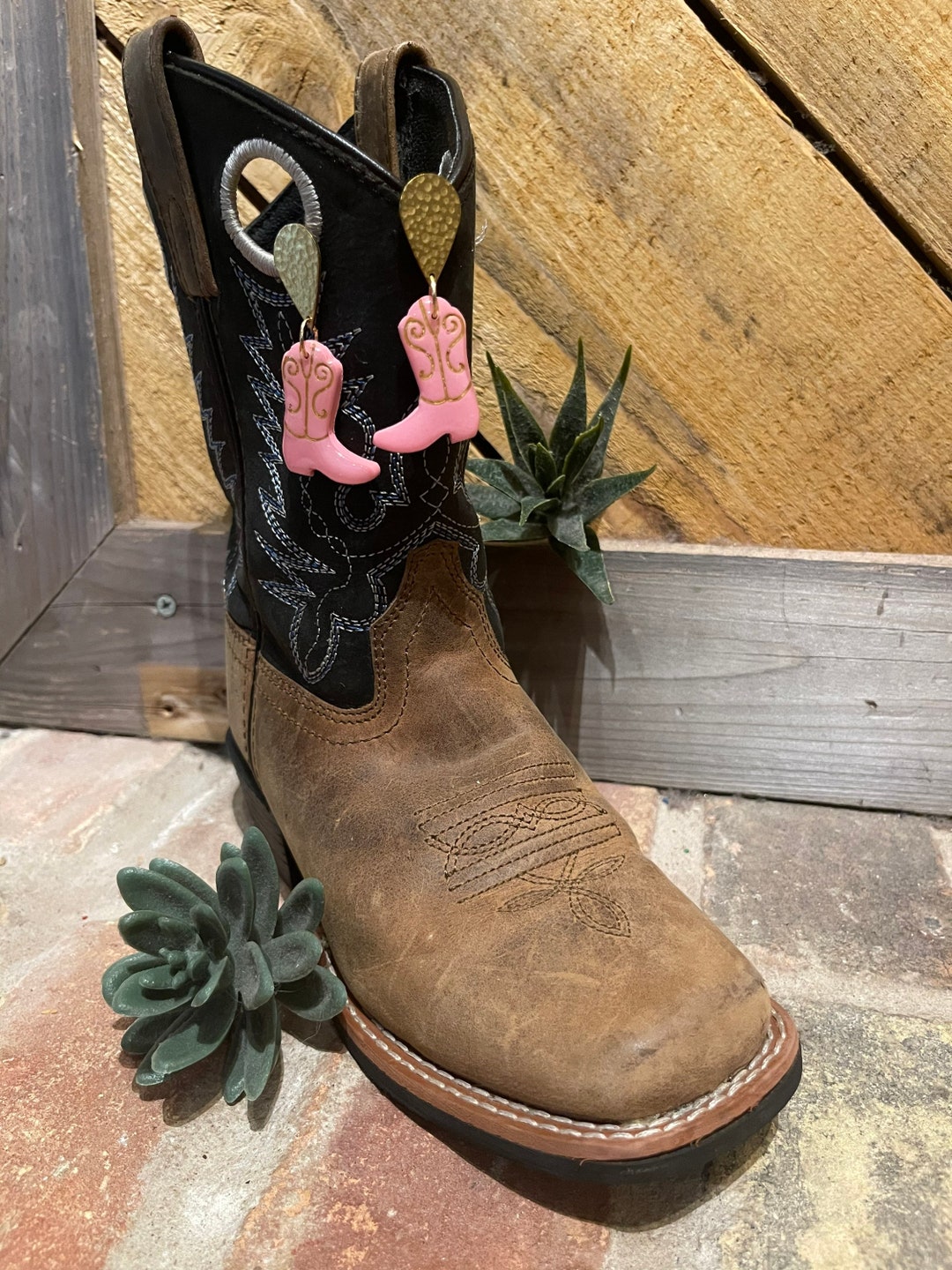 BOOT SCOOTIN BOOGIE Collection- Rodeo- Cowboy- Earrings- Handmade ...