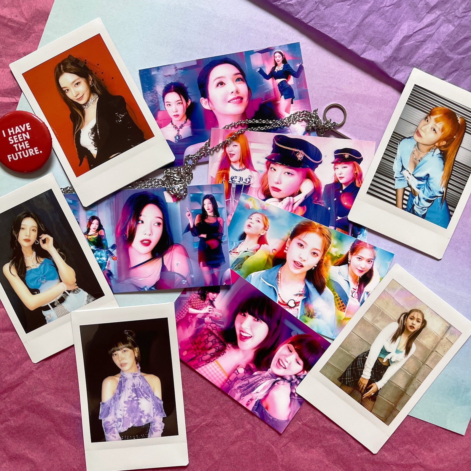 Red Velvet Queendom Kpop Photocard Stickers and Fujifilm | Etsy