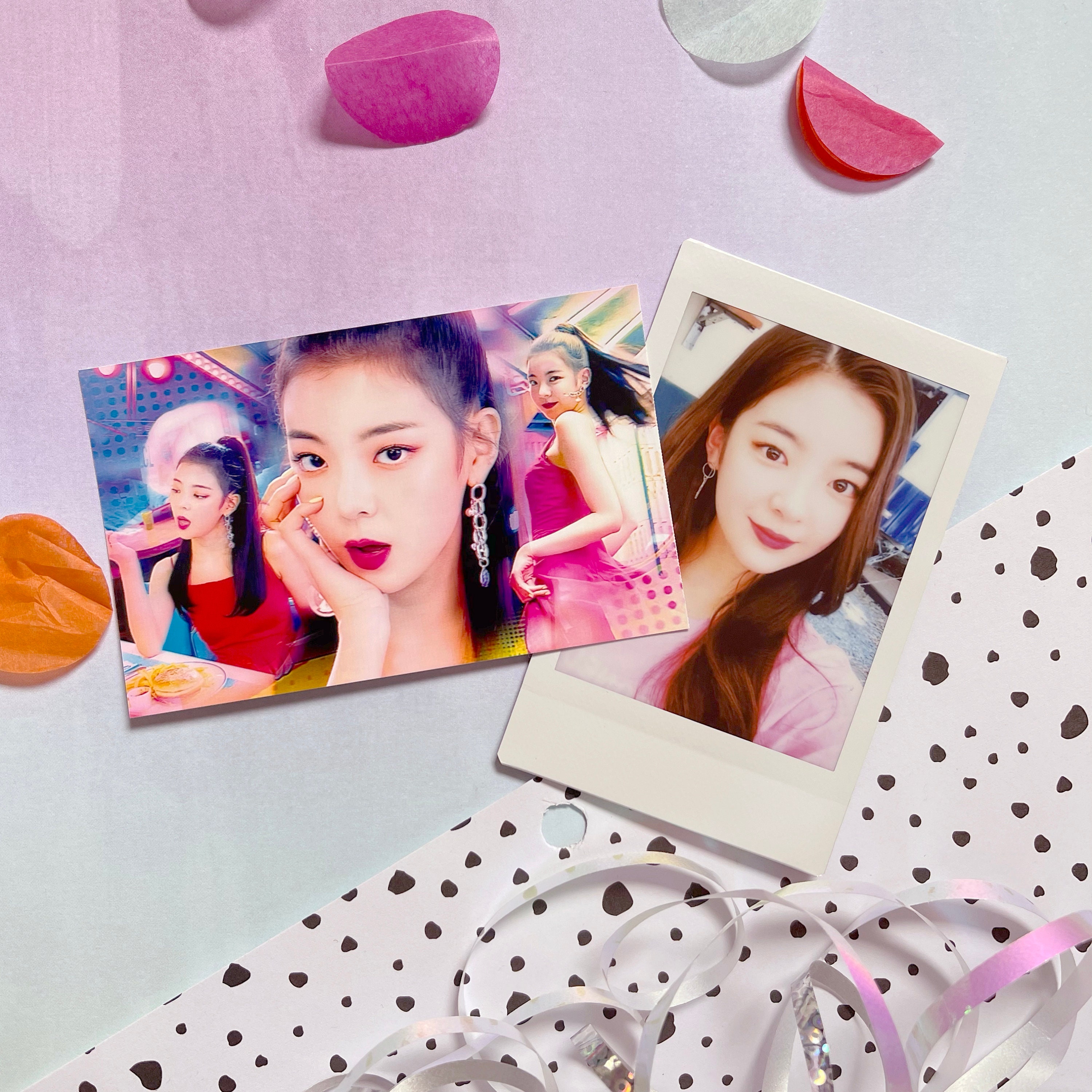 ITZY ICY Kpop Photocard Stickers and Instax - Etsy