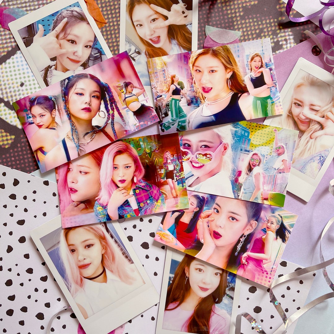 ITZY ICY Kpop Photocard Stickers and Instax - Etsy