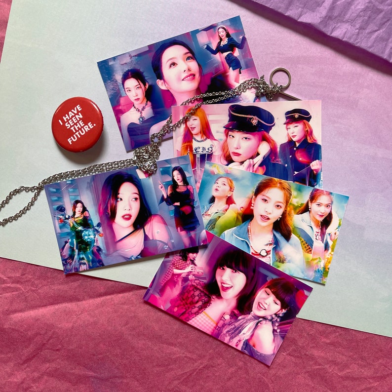 Red Velvet Queendom Kpop Photocard Stickers and Fujifilm | Etsy