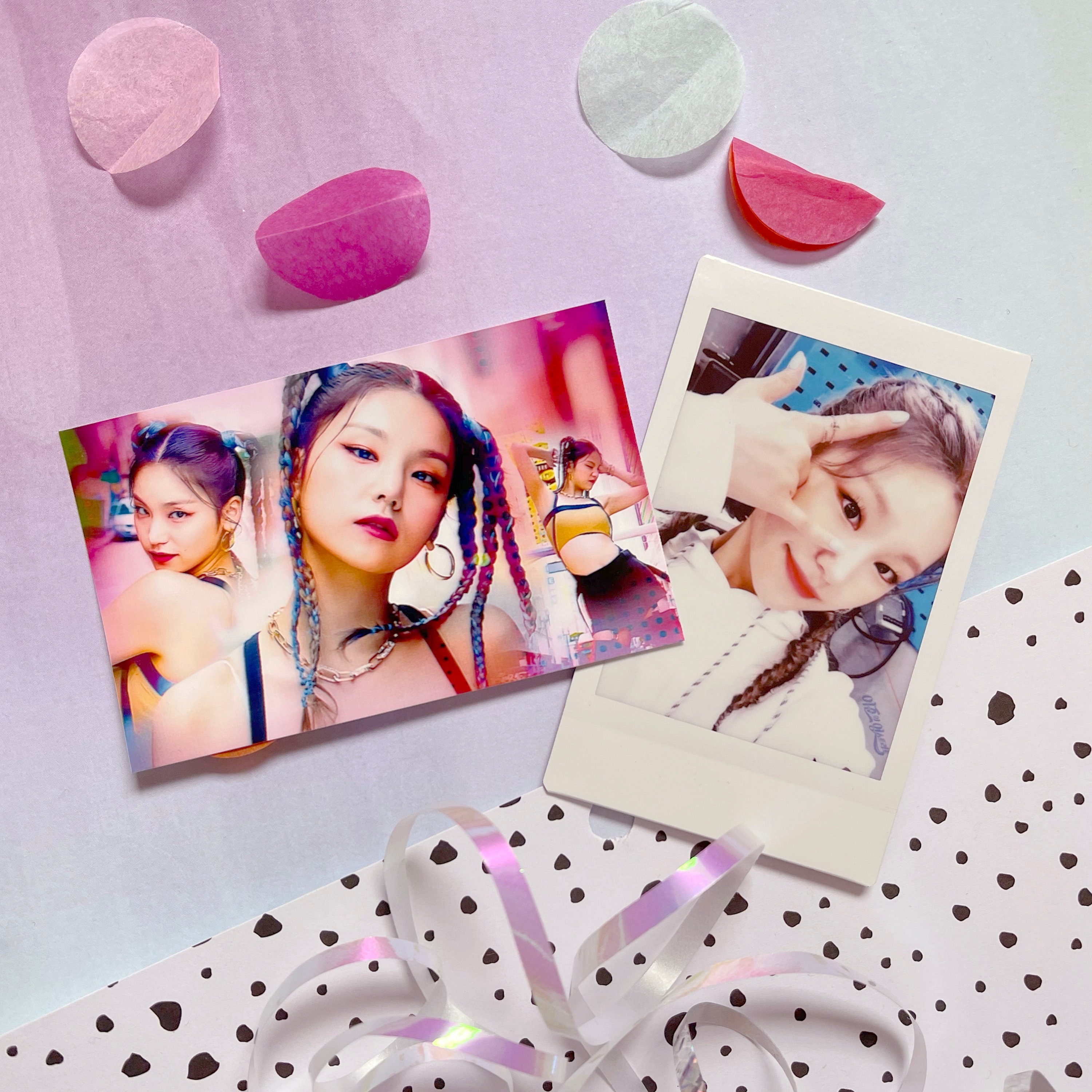 ITZY ICY Kpop Photocard Stickers and Instax - Etsy