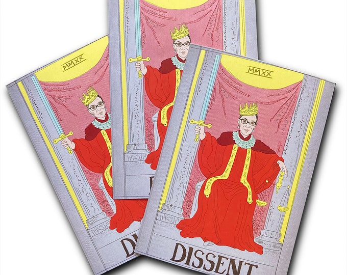 RBG dissent Postcard 5x7 Glossy Print of Ruth - Etsy