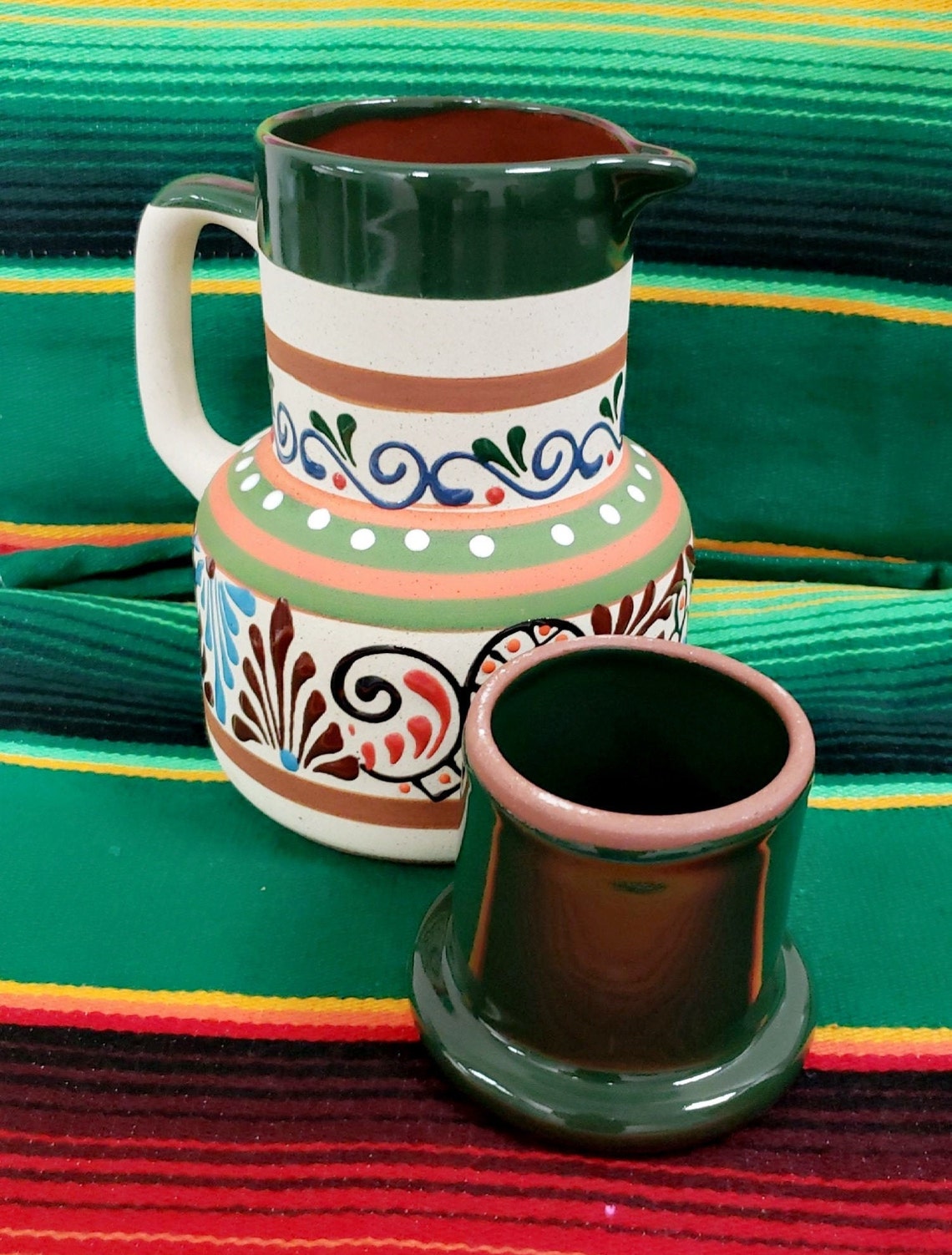 Water Jug with Lid Classic Water Jug Mexican Water Jug | Etsy