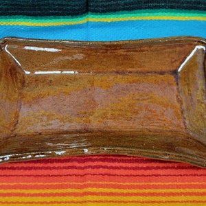 SET of 2 Appetizer Plate and Salsa Bowl Handmade Mexico Pottery ...