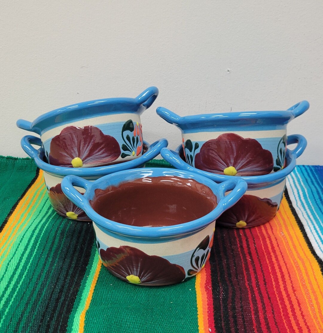 Bundle Set of 5 Serving Bowls | Handmade Salsa Bowl | Guacamole Bowl ...
