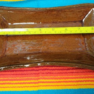 SET of 2 Appetizer Plate and Salsa Bowl Handmade Mexico Pottery ...