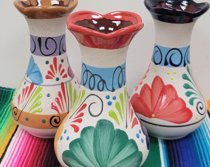 Vintage Large Mexican Vase, Mexican Vase With Flowers, Mexican Pottery ...