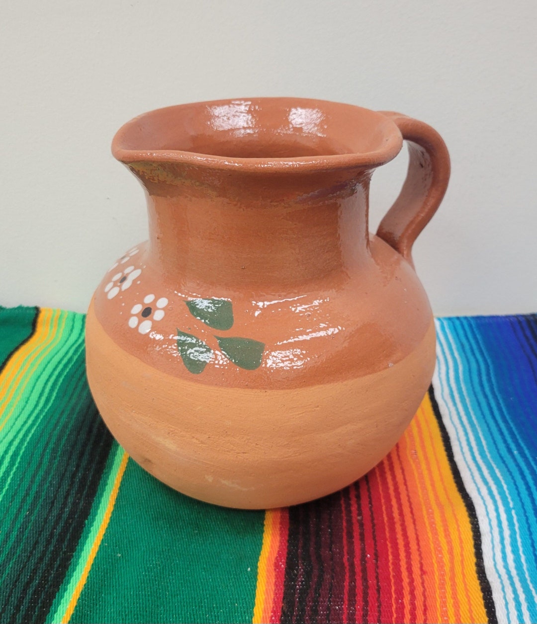 Grande Jarro De Barro | Mexican Water Pitcher | Jarrito De Barro ...