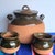 SET of 2 Appetizer Plate and Salsa Bowl Handmade Mexico Pottery ...