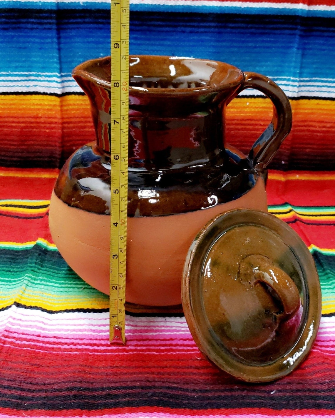 Barro Water Jug With Lid Clay Classic Water Jug Pottery | Etsy