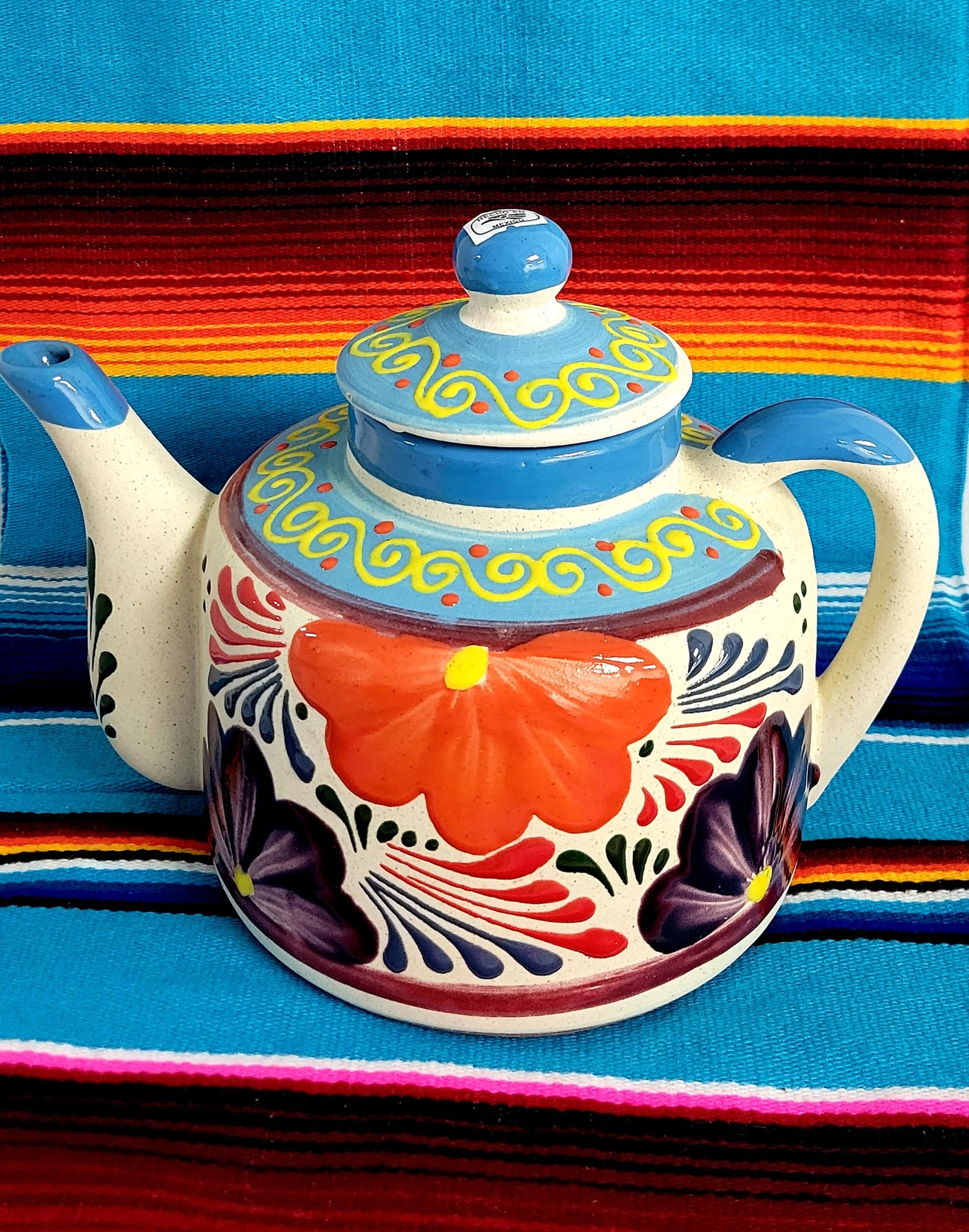 Mexican Decor Teapot Teapot Assorted Colors Decor Teapot - Etsy