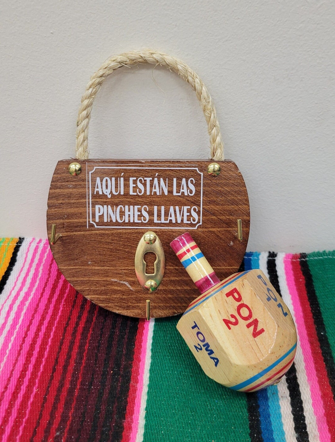 Bundle | Key Holder & Game | Llavero Mexicano N Game | Mexican Key ...