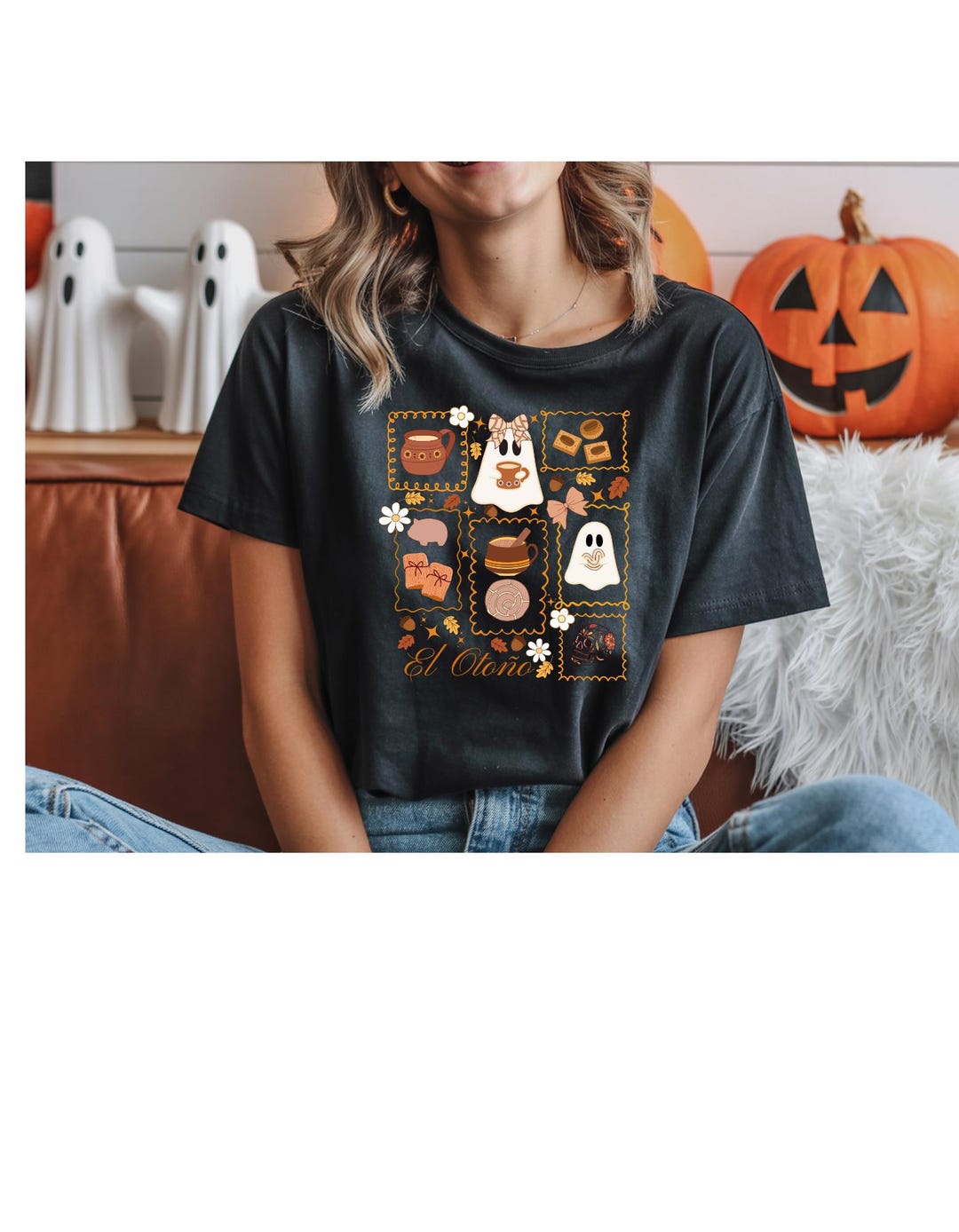 Spanish Halloween PNG | Spooky Latina Ghost Conchas (digital Download ...