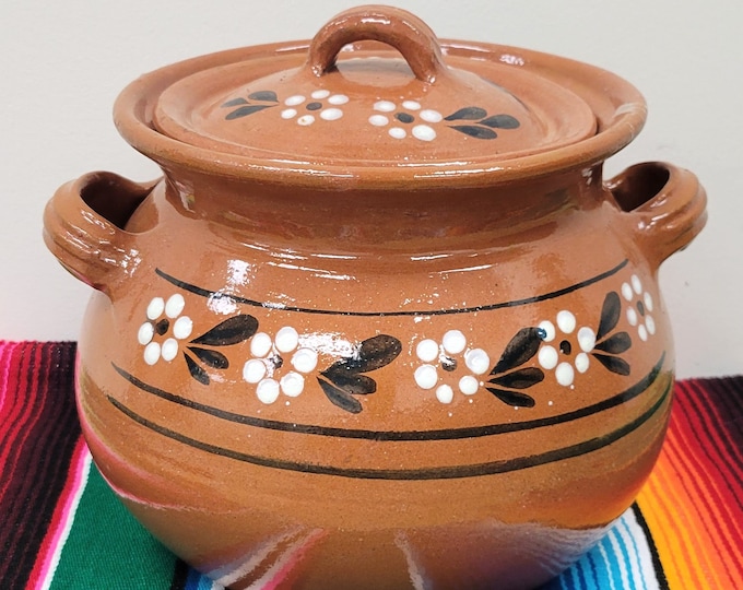 Grande Olla De Barro | Handmade Clay Pot | Mexican Bean Pot | Mexican ...