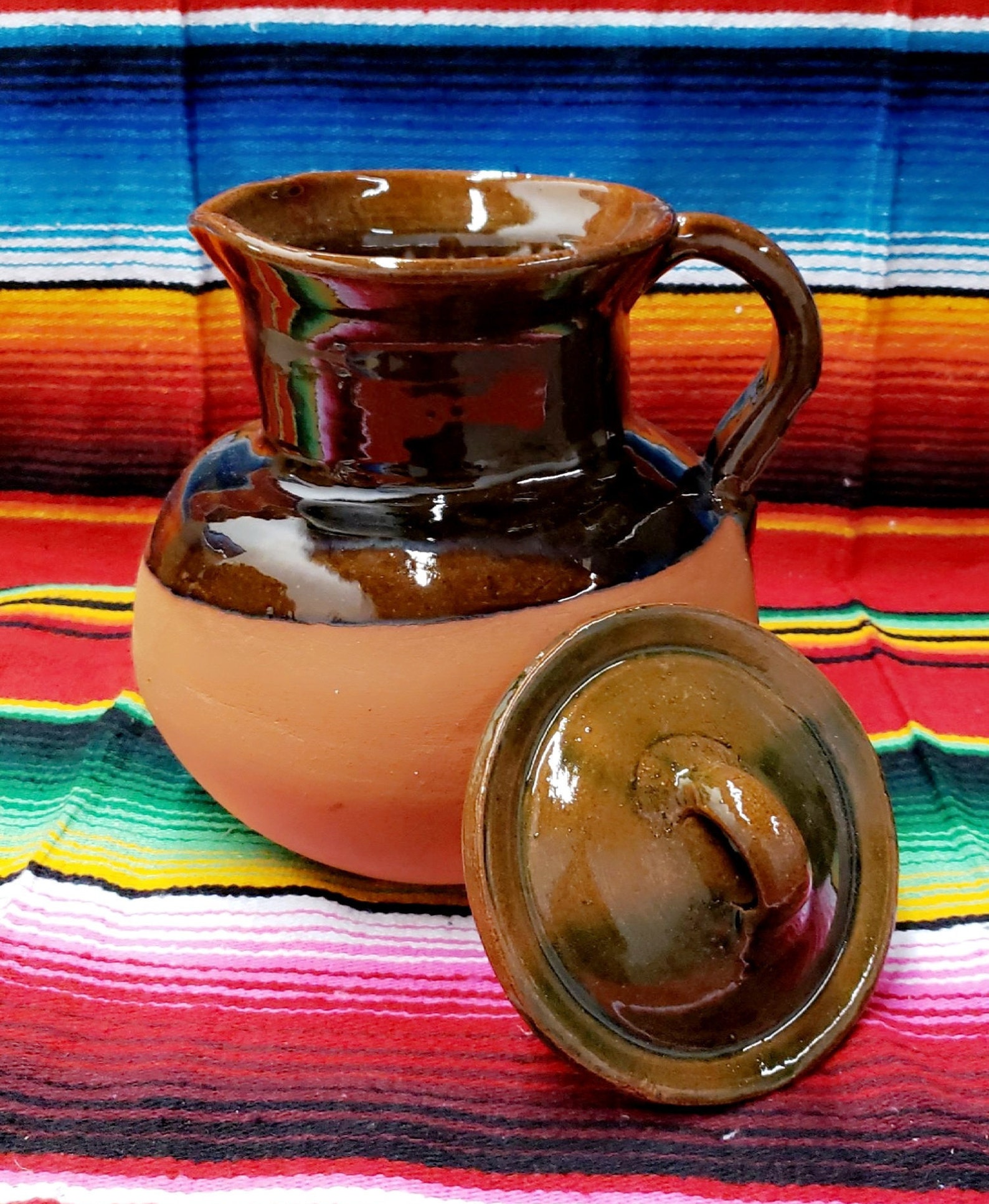 Barro Water Jug With Lid Clay Classic Water Jug Pottery | Etsy