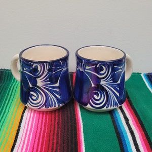 Set of Coffee Cups Medium Mexican Cups Handmade Cooffee Cups Mexican ...