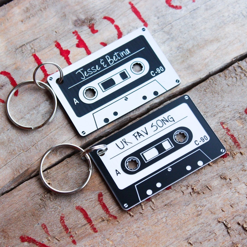 Acrylic Cassette Keychains - Etsy