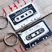Heart Keychain, Rave Song Keyring, Red Hard Enamel Key Holder, 90s ...