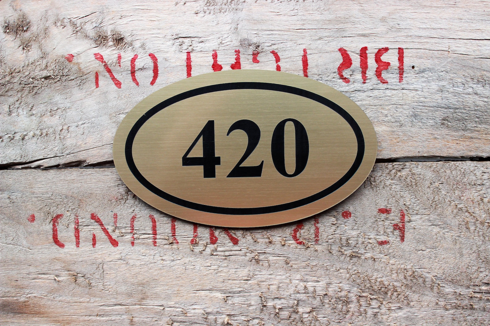 Personalized Engraved Lamacoid Outdoor Plastic Door Sign - Apartment or ...