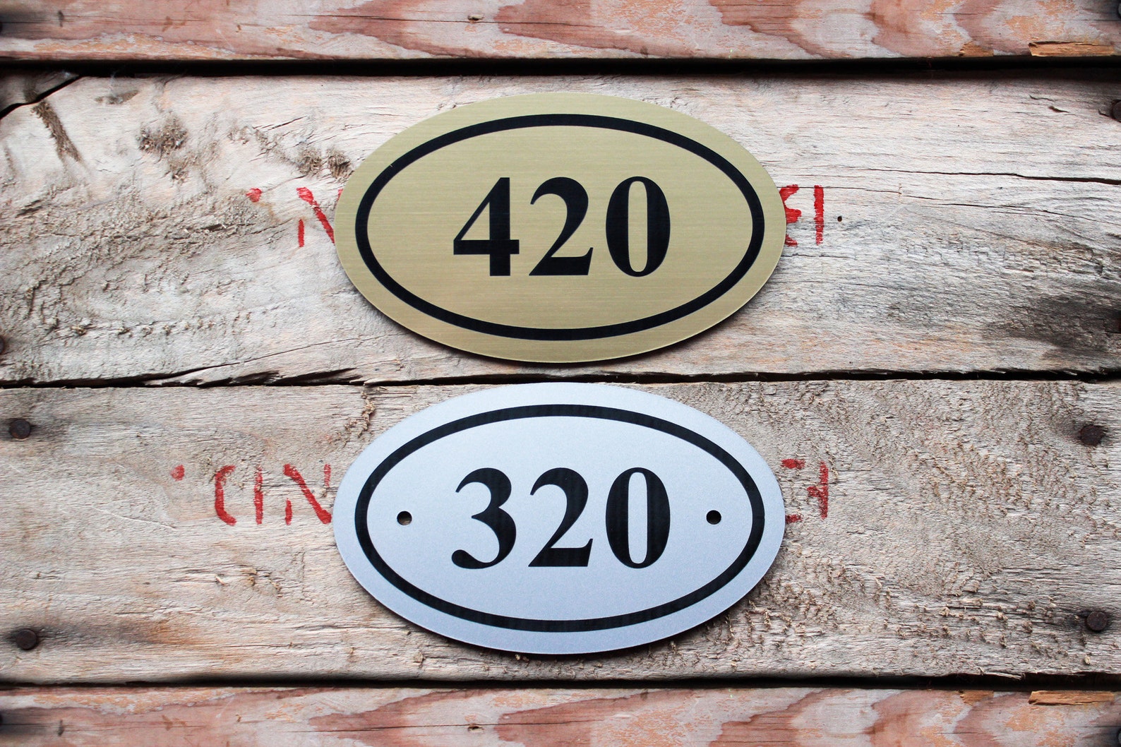 Personalized Engraved Lamacoid Outdoor Plastic Door Sign - Apartment or ...