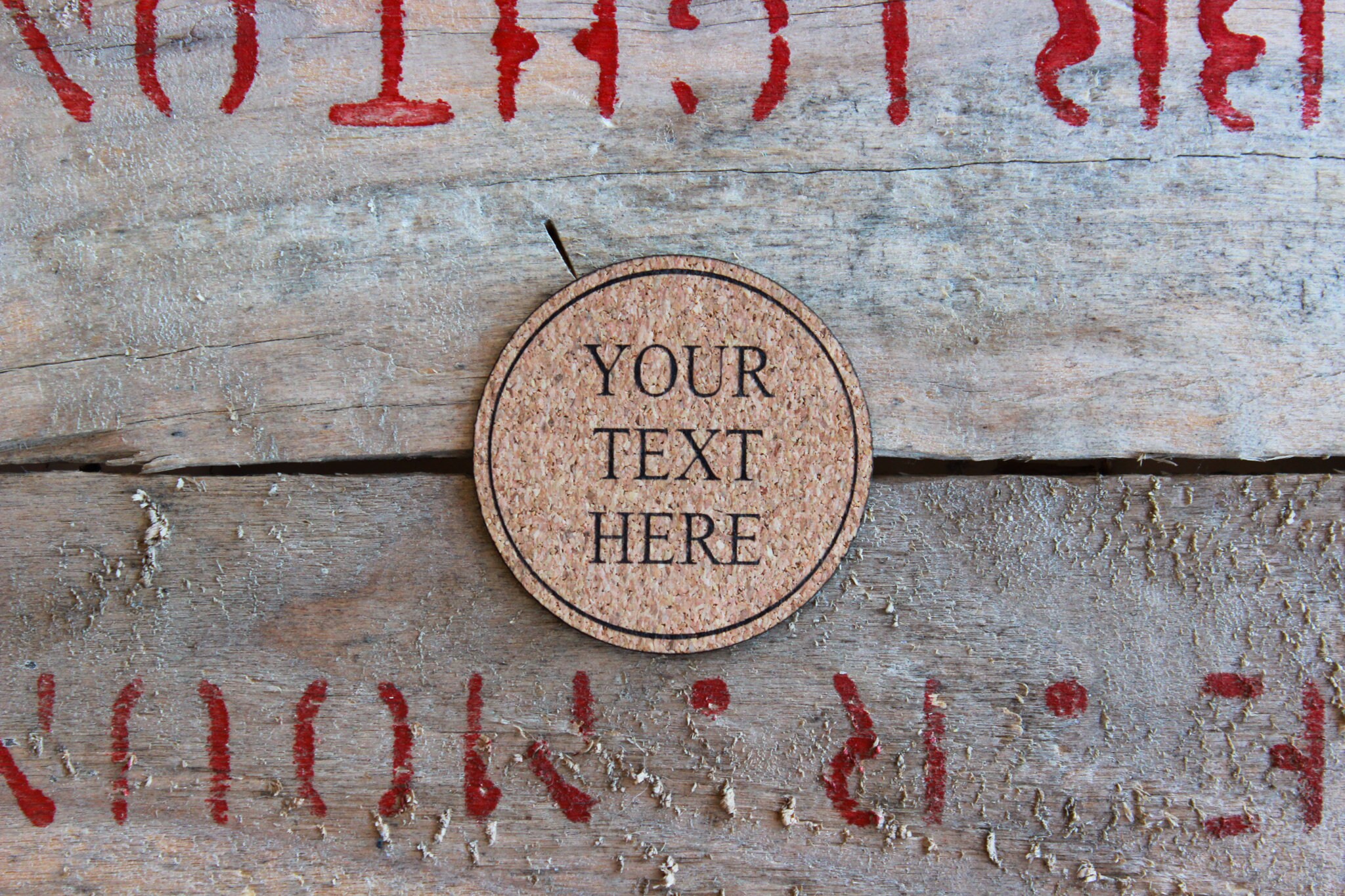 Customizable Personalized Engraved Iron-On Cork Patch | Etsy