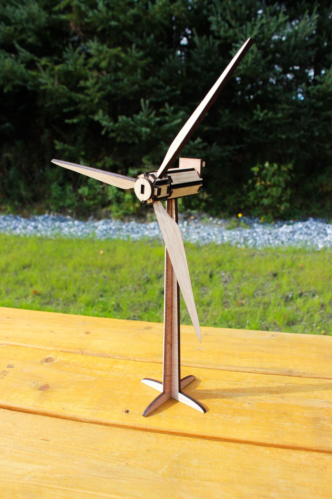 DIGITAL FILE ONLY Vector Eps & Pdf Wind Turbine 3D Puzzle - Etsy