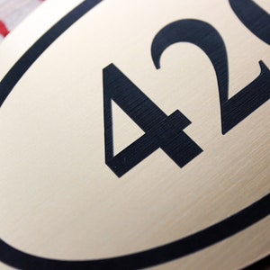 Personalized Engraved Lamacoid Outdoor Plastic Door Sign - Apartment or ...