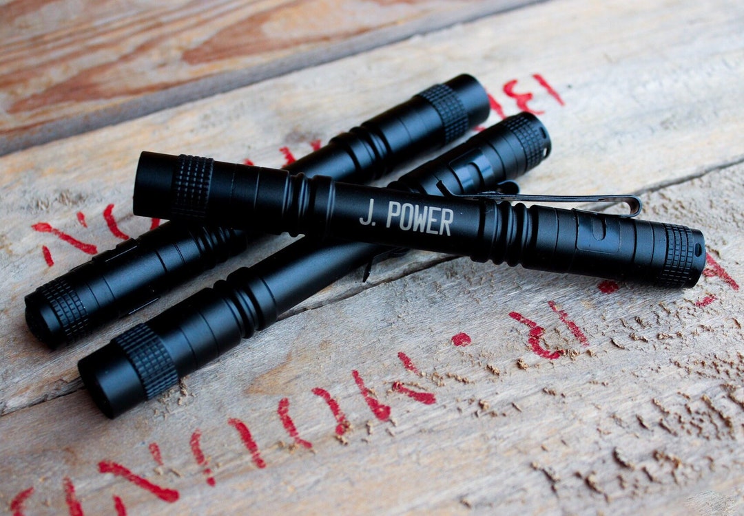 Personalized Engraved Aluminum AAA Battery Powered Penlight ...
