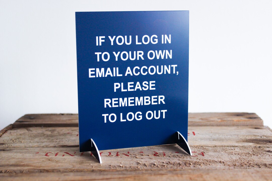 Personalised Engraved Lamacoid Plastic Table Sign - One Sided - Office ...