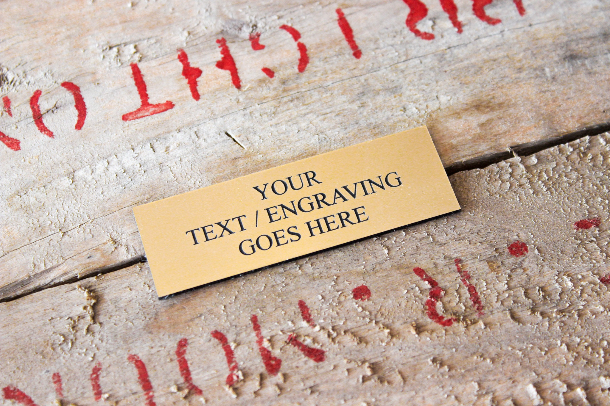 Customizable Personalized Engraved Lamacoid Plastic Tag - Name Tag ...