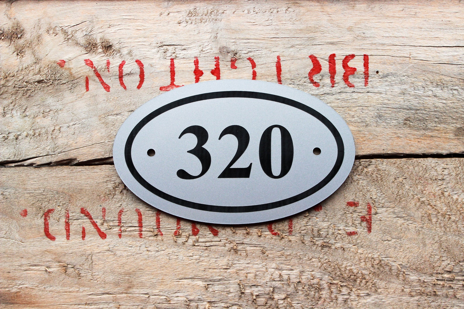 Personalized Engraved Lamacoid Outdoor Plastic Door Sign - Apartment or ...