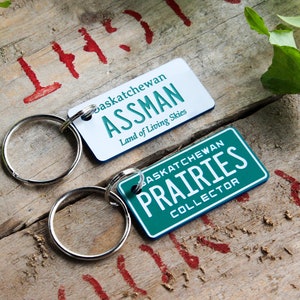 Personalized Engraved Plastic Keychain - Canada License Plate - Etsy
