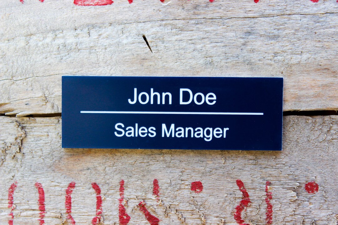Personalized Engraved Lamacoid Plastic Tag - Name Tag - Different ...
