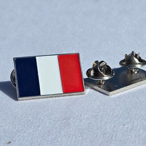 French Flag Small Lapel Pin (1 In, 25.4 Mm) - Etsy