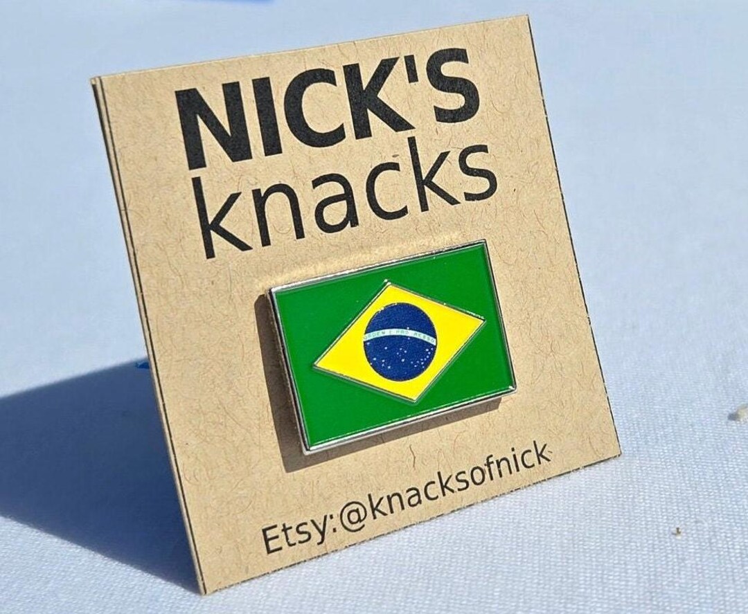 Brazil Flag Small Lapel Pin (1 In, 25.4 Mm) - Etsy
