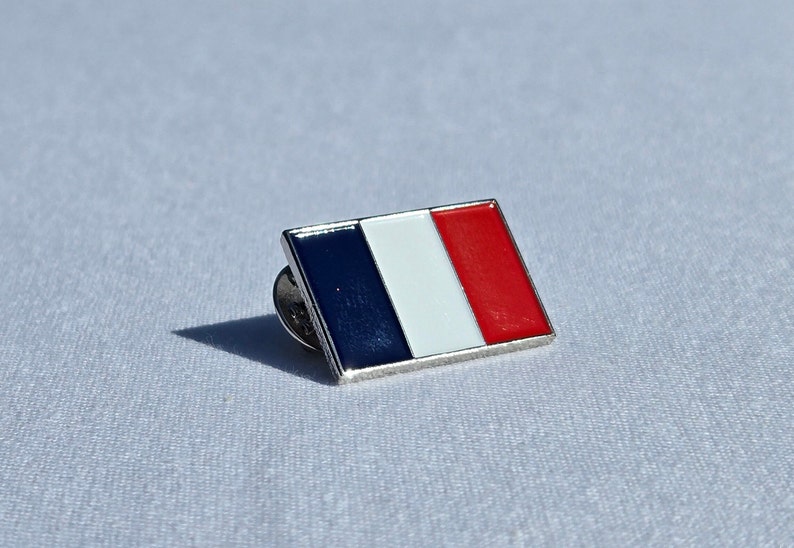 French Flag Small Lapel Pin (1 In, 25.4 Mm) - Etsy