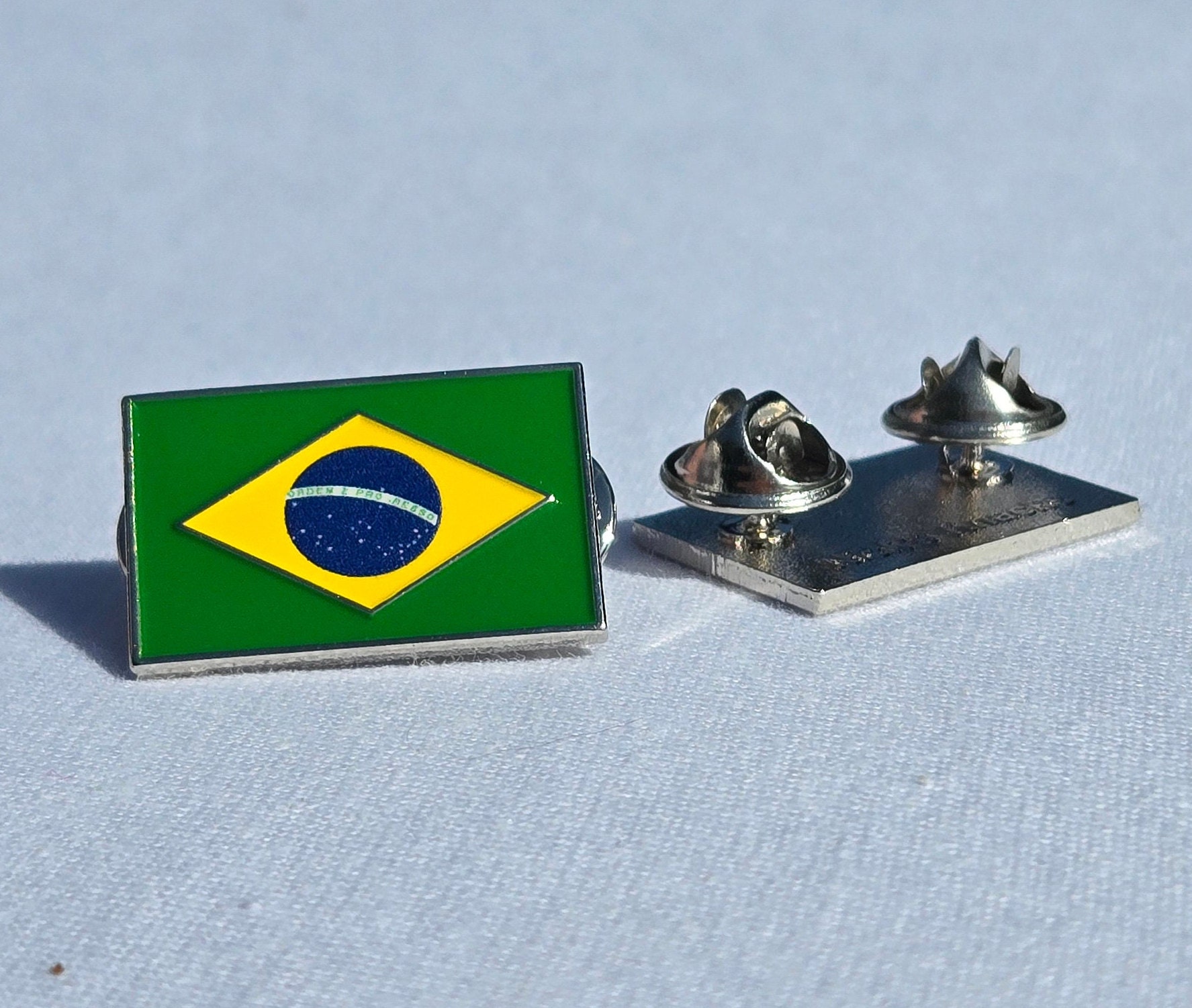 Brazil Flag Small Lapel Pin (1 In, 25.4 Mm) - Etsy