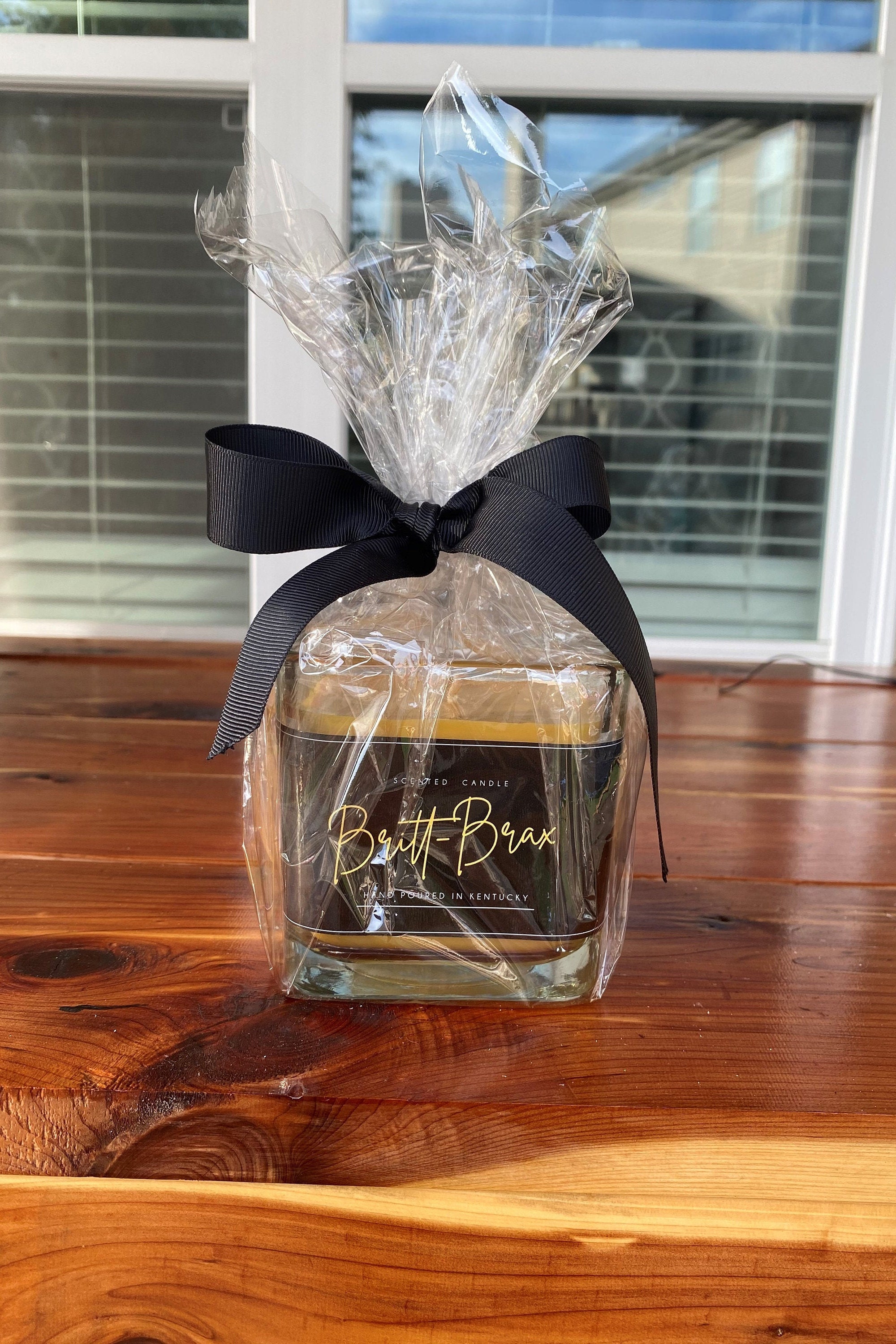 12 Ounce Cubed Jar Made With Essential Oils - Etsy