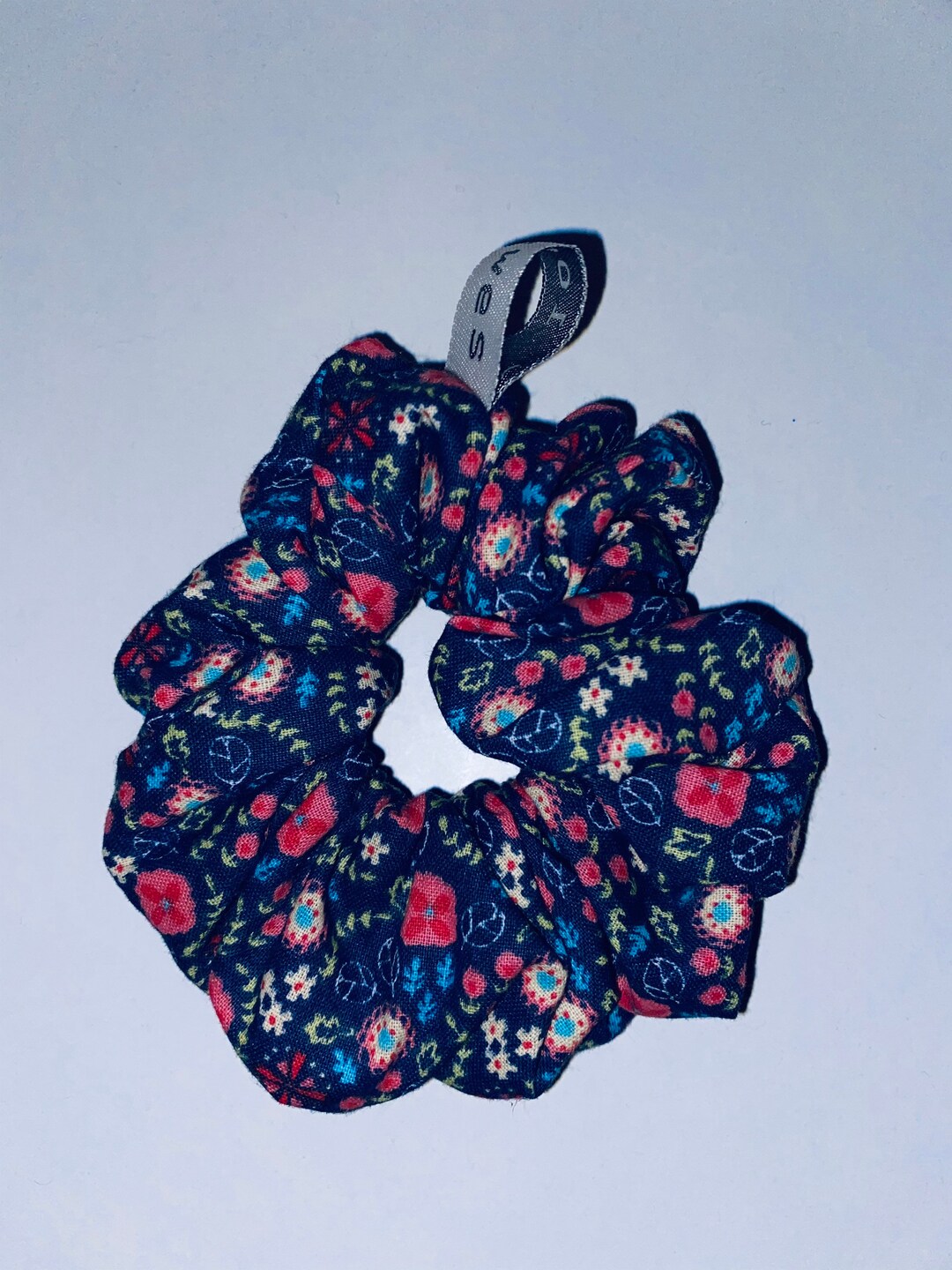 Scrunchie Colorful Flowers - Etsy