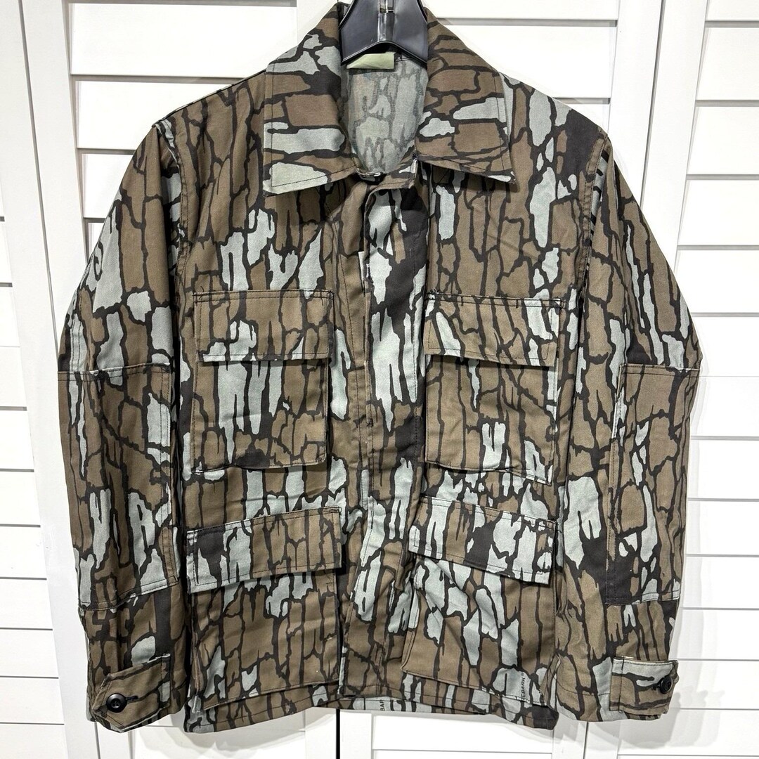 Vintage ERDL Trebark Camo Field Jacket NATO Stock Military XS Regular ...