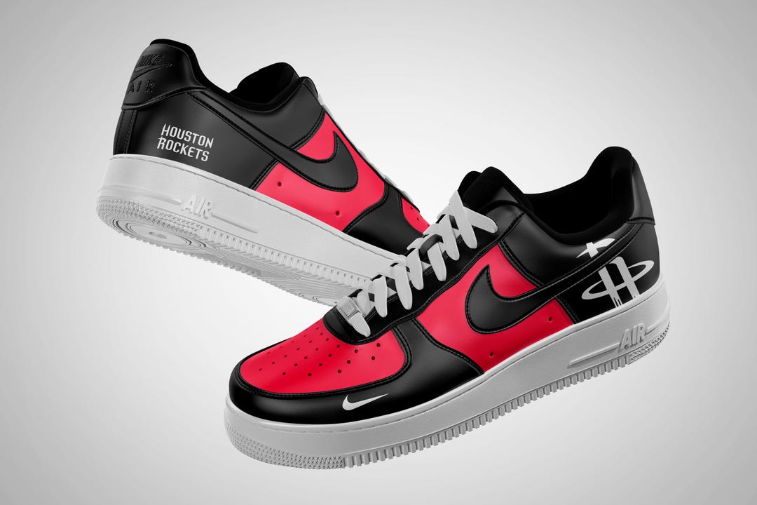 Custom Air Force 1 Low NBA Houston Rockets - Etsy