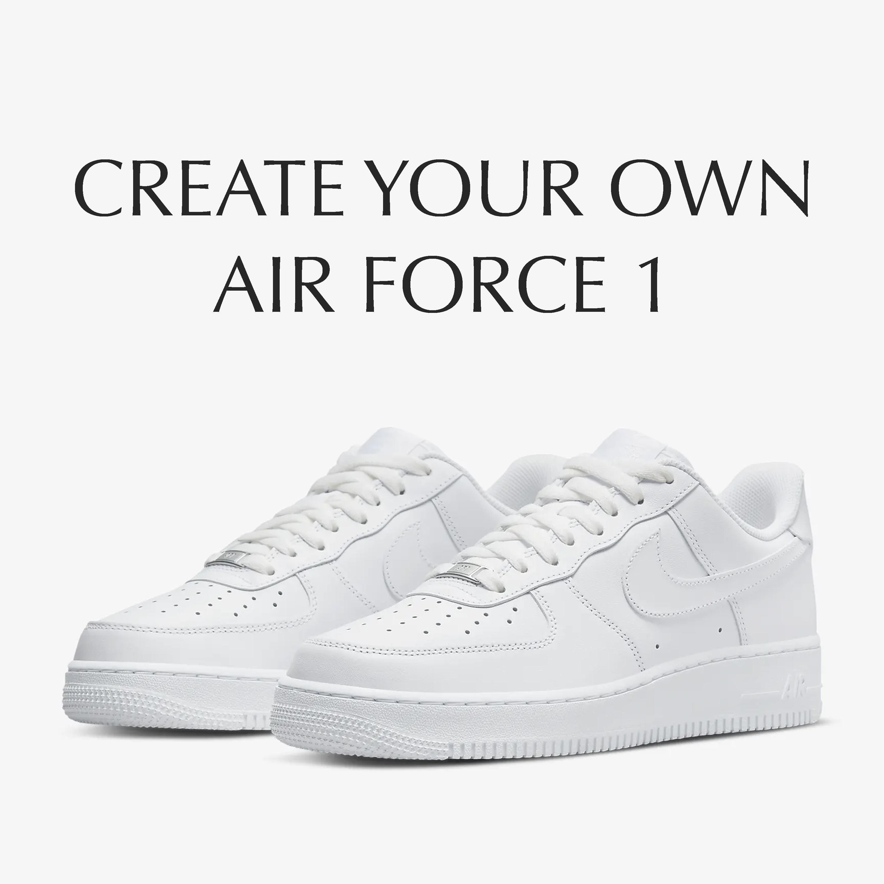 Create / Customize Your Own Air Force 1 - Etsy