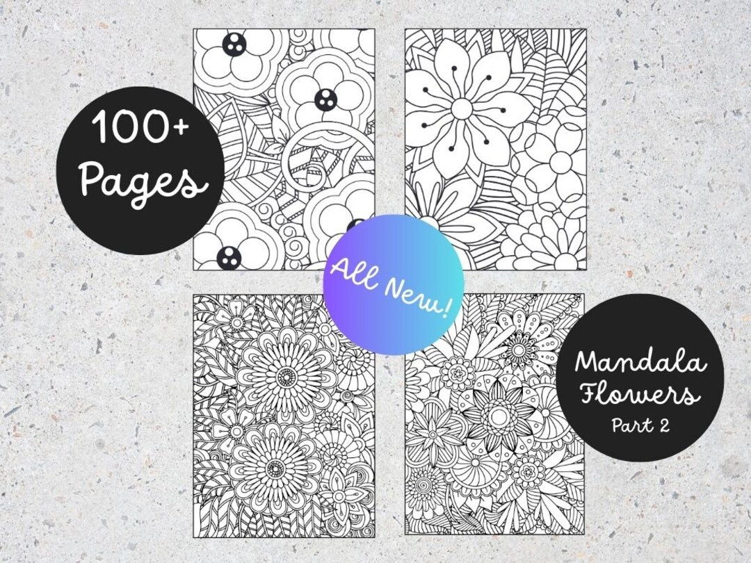 100+ Mandala Coloring Pages: Abstract Art Therapy for Adults & Kids ...