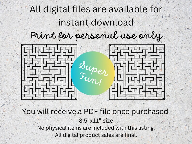 Advanced Maze Activity Bundle | 100 Unique Printable Activity Sheets ...